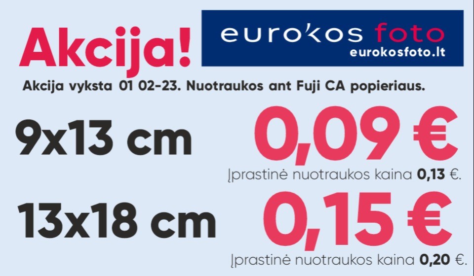 Eurokos Foto | Kainos